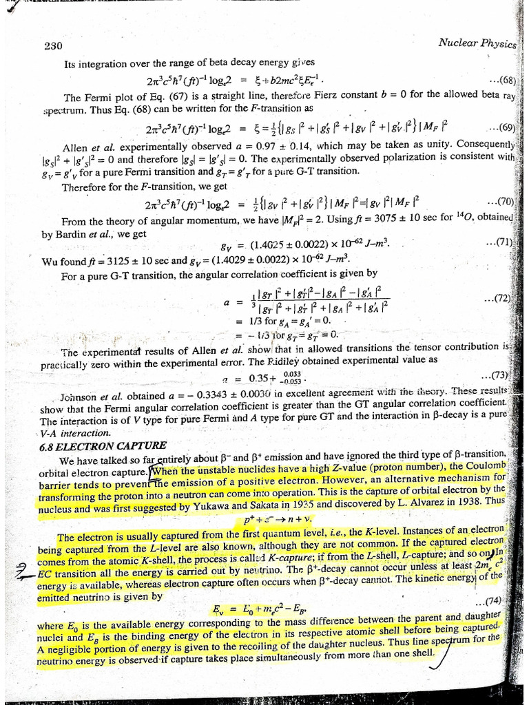 Electron Capture | PDF