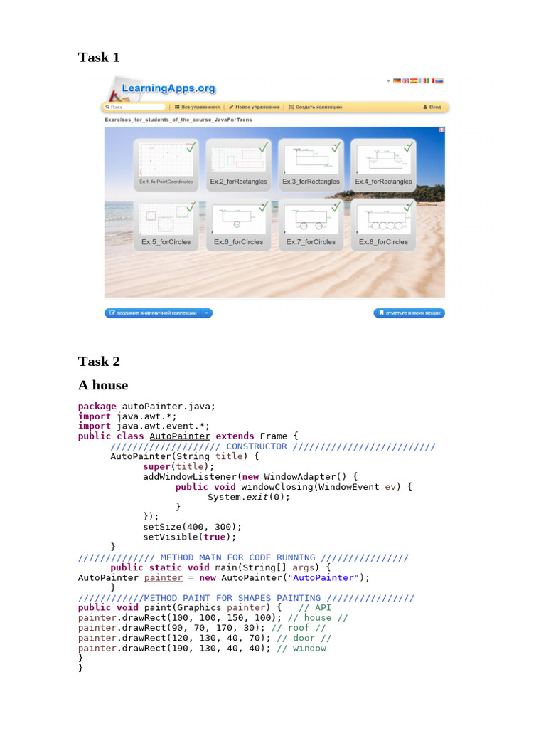 Homework Lesson 2 | PDF