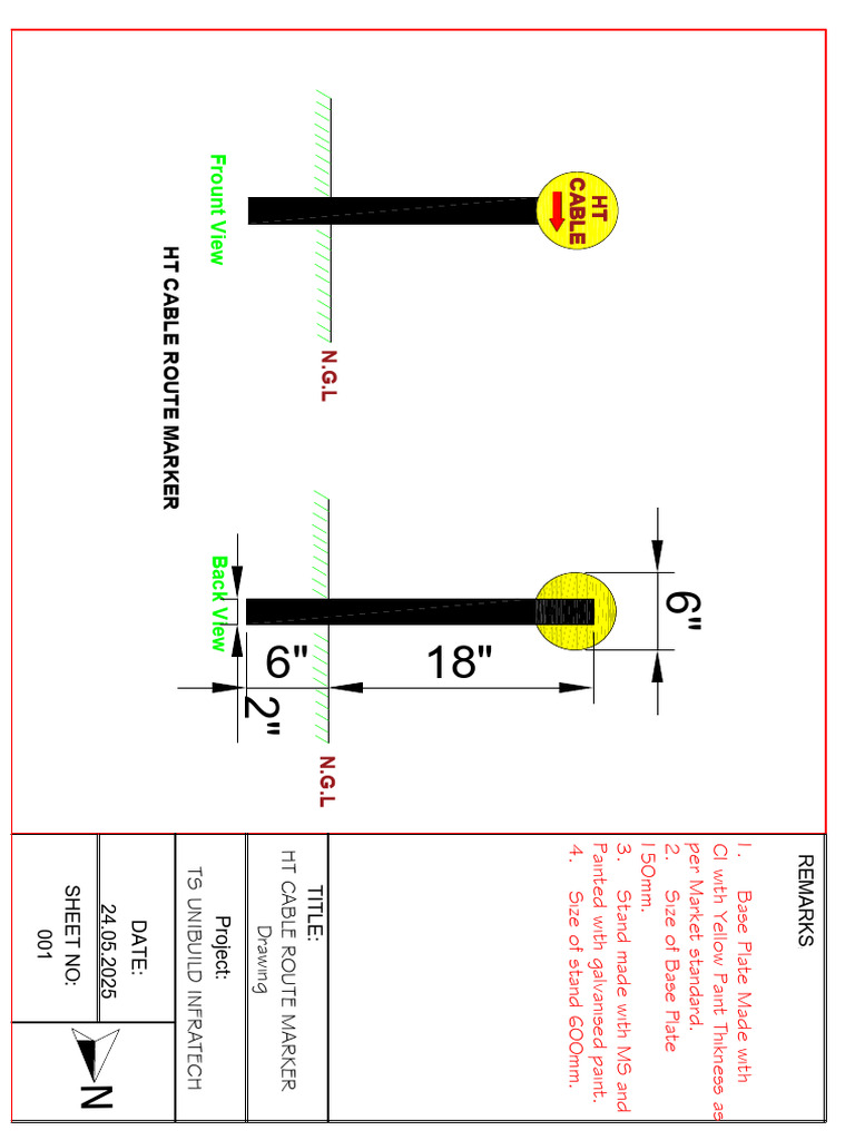 HT Cable Route Marker Specifications | PDF
