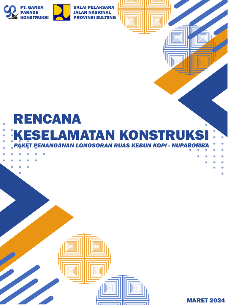 Rencana Keselamatan Konstruksi Pt. GPK | PDF