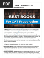 CAT Booklist | PDF