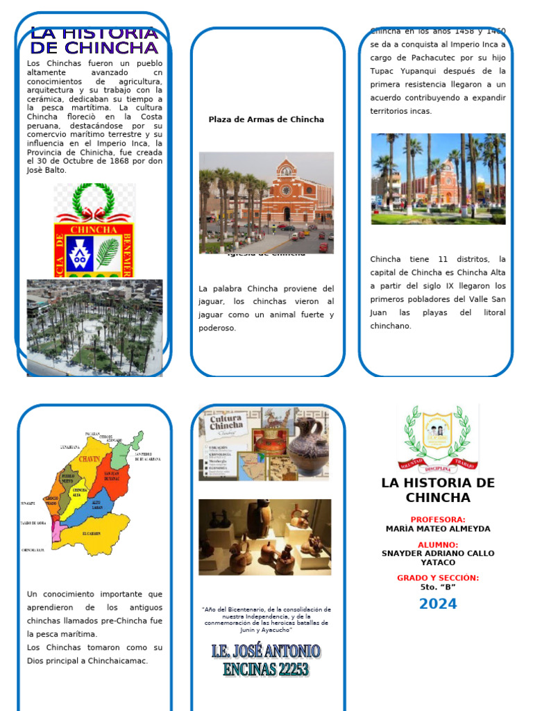 Historia y Cultura de Chincha | PDF | Andes