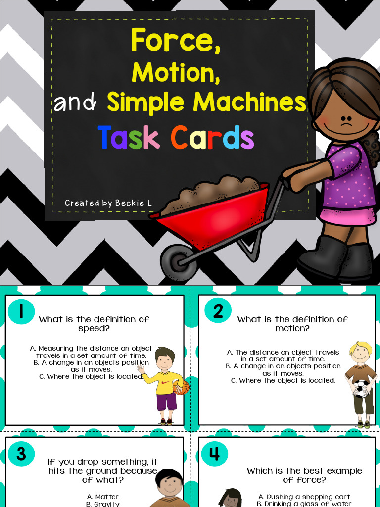 Motion, Simple Machines: Force | PDF | Force | Machines