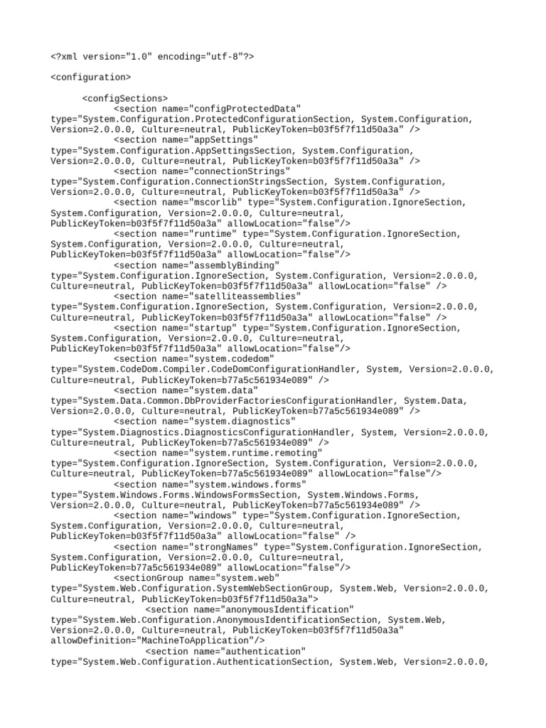 Machine Config | PDF