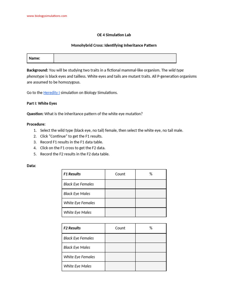 Heredity Monohybrid Cross | PDF | Genotype | Dominance (Genetics)