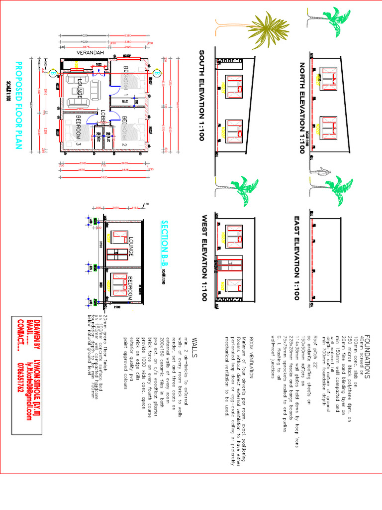 Cottage Rody. Autocad House Design | PDF