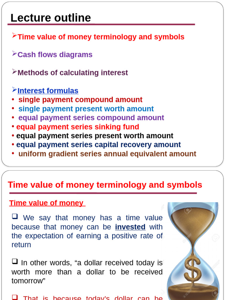 Time Value of Money: Concepts & Calculations | PDF | Interest | Time ...