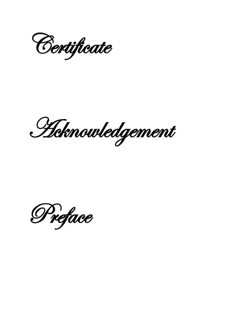 English Project File Headings | PDF