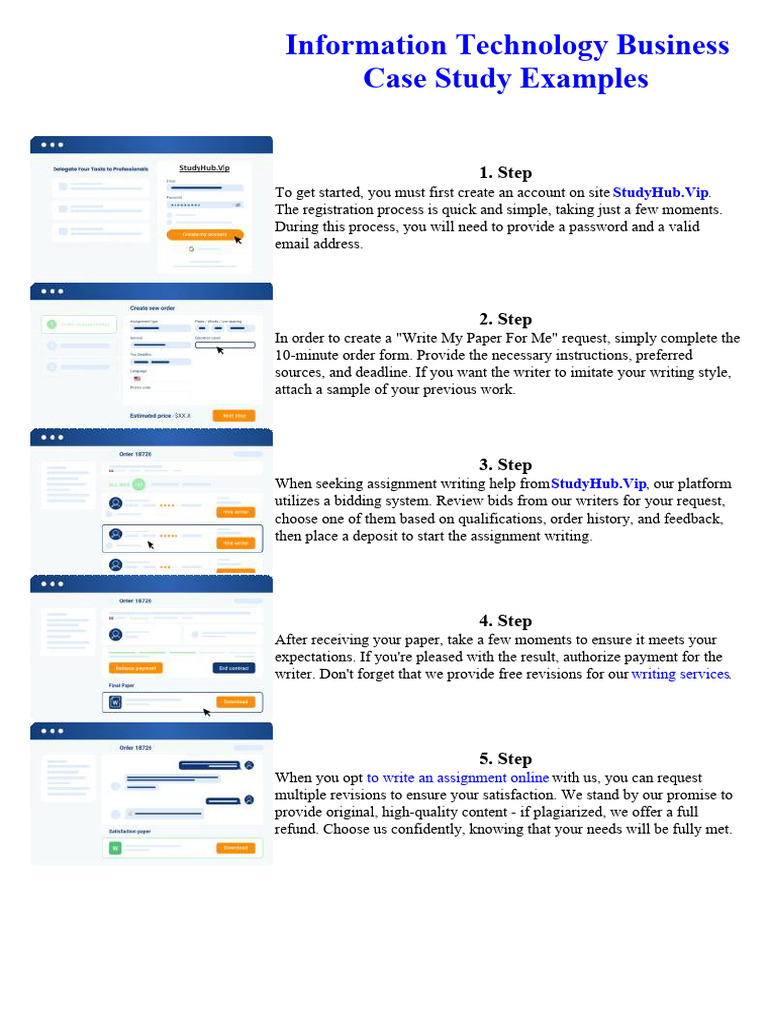 Information Technology Business Case Study Examples | PDF | Plate ...
