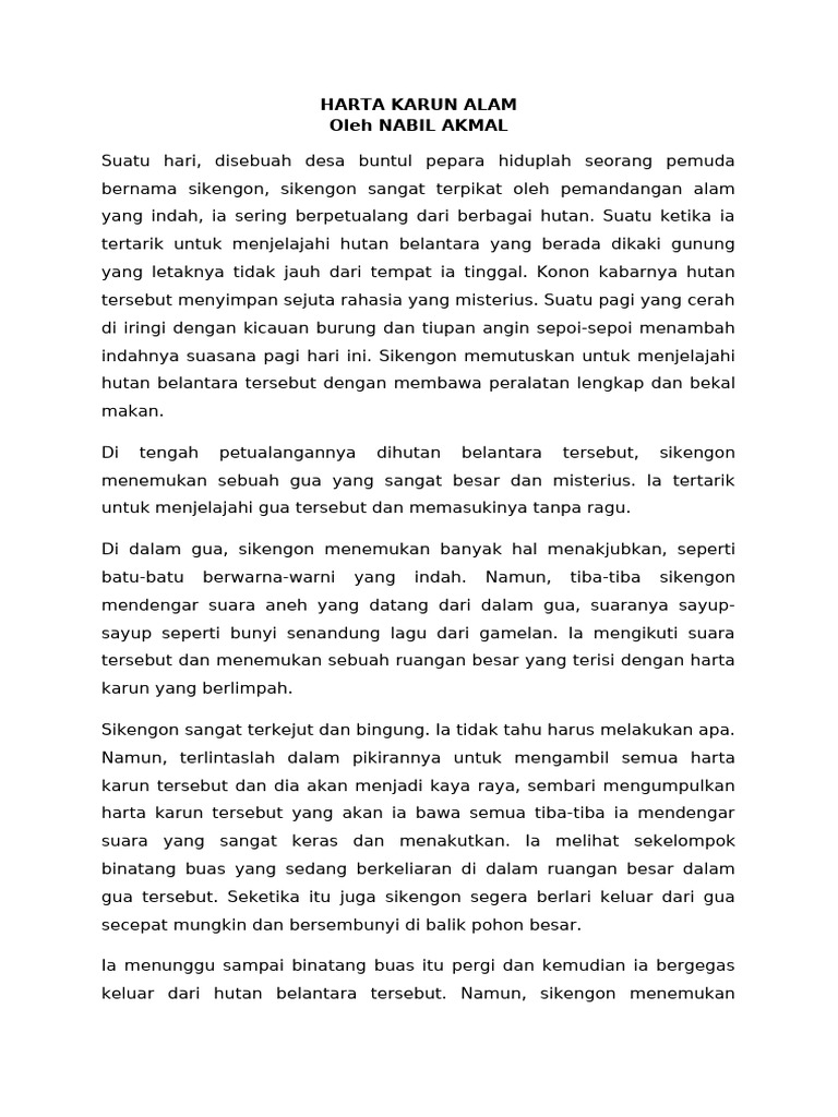 Harta Karun Alam | PDF