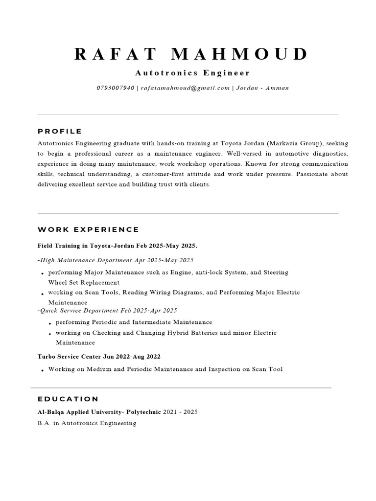 Rafat Mahmoud CV - PDF - 20250617 - 111700 - 0000 | PDF