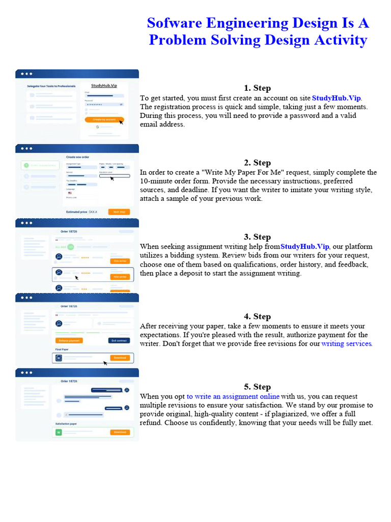 Sofware Engineering Design Is A Problem Solving Design Activity | PDF ...