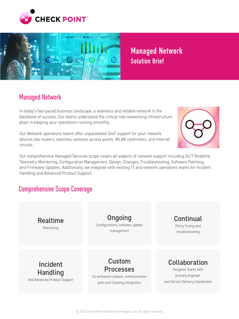Igs Managed Network SolutionBrief | PDF | Computer Network | Wireless Lan