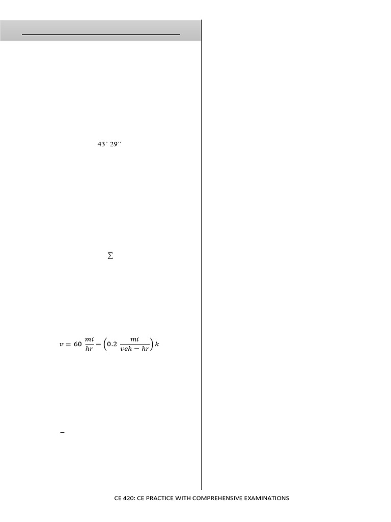 Transportation Engineering 2 | PDF | Traffic | Lane