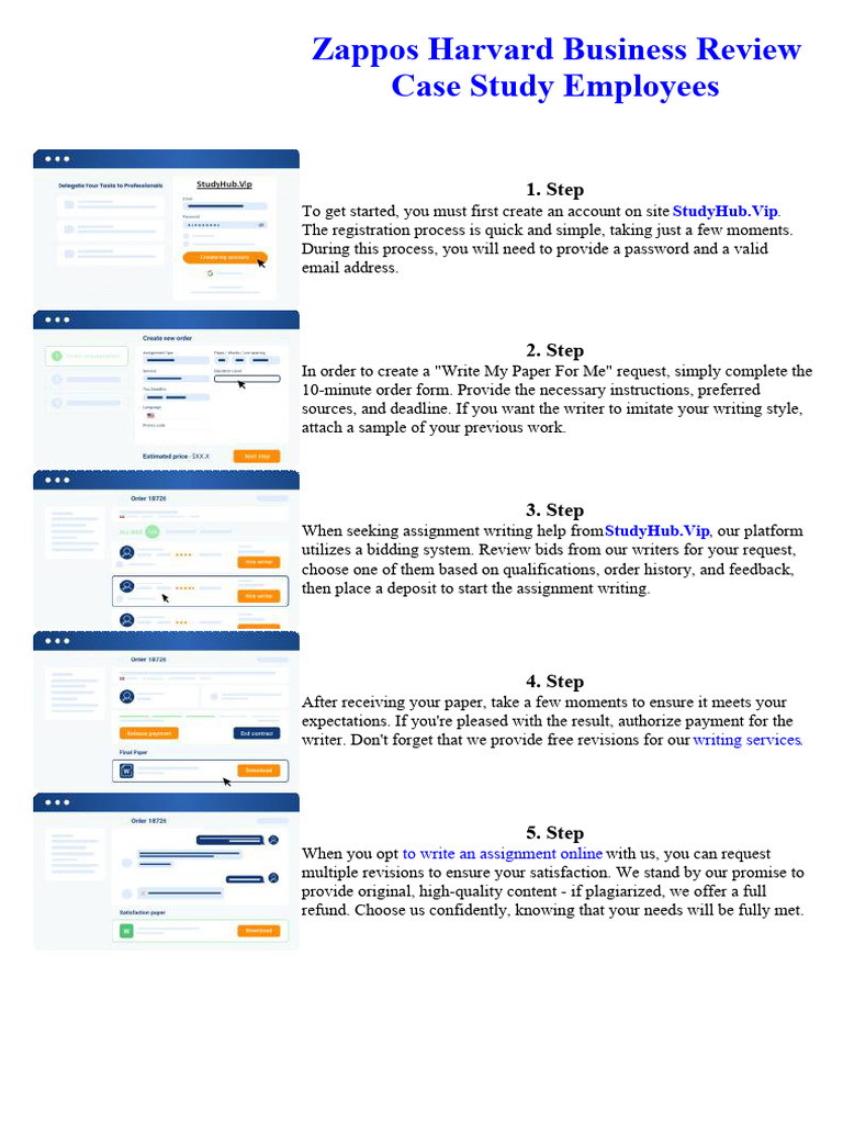 Zappos Harvard Business Review Case Study Employees | PDF | Battle Of Chancellorsville | Army Of ...