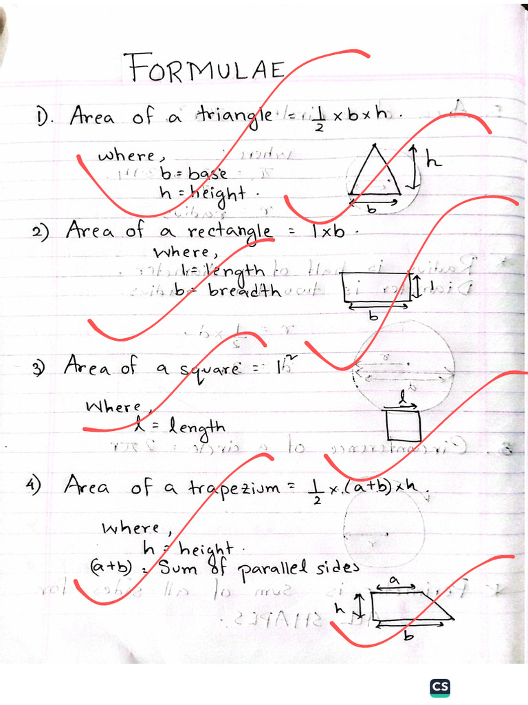 Formulae For Maths-B | PDF