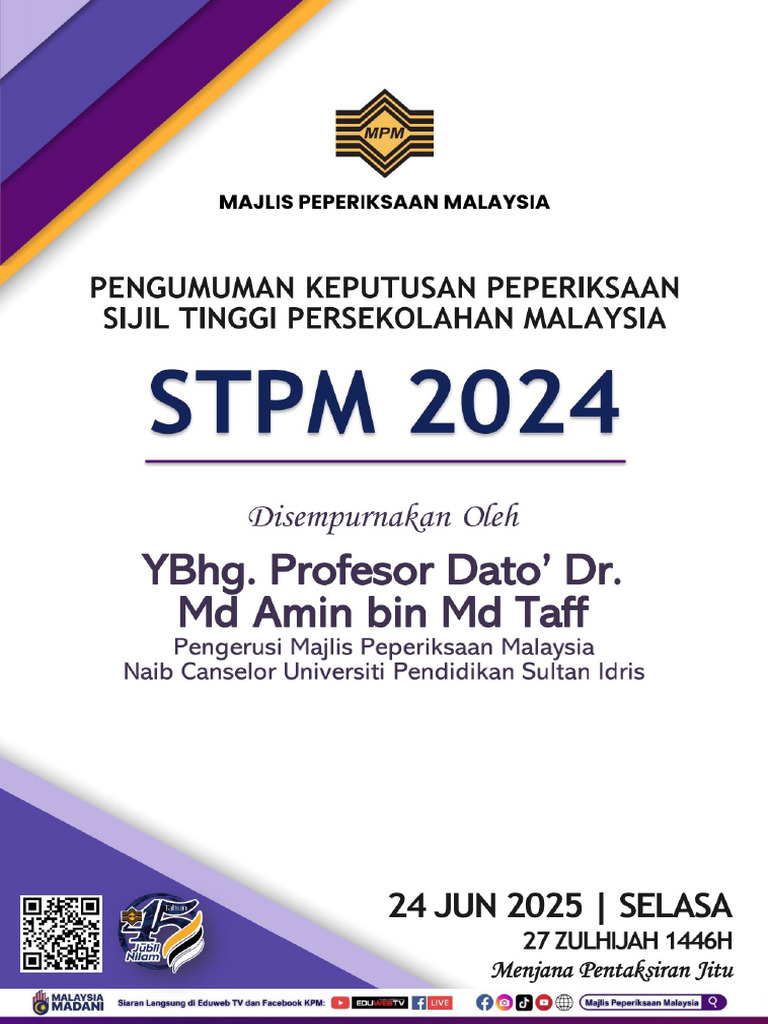 STPM 2024 | PDF