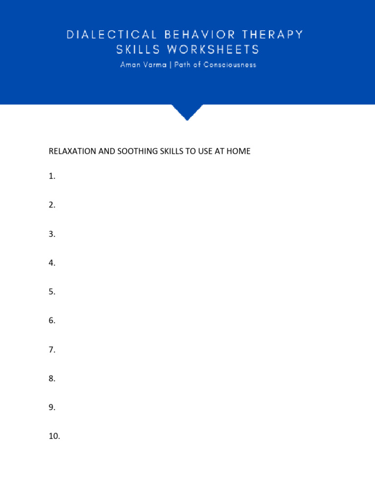 17+create+your+own+relaxation+self+soothing+plan | PDF