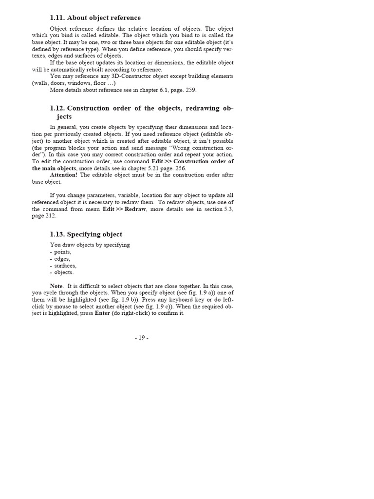 1.11. About Object Reference: Edit Construction Order of The Main ...