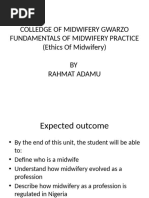 Ethics Icm | PDF | Midwife | Midwifery