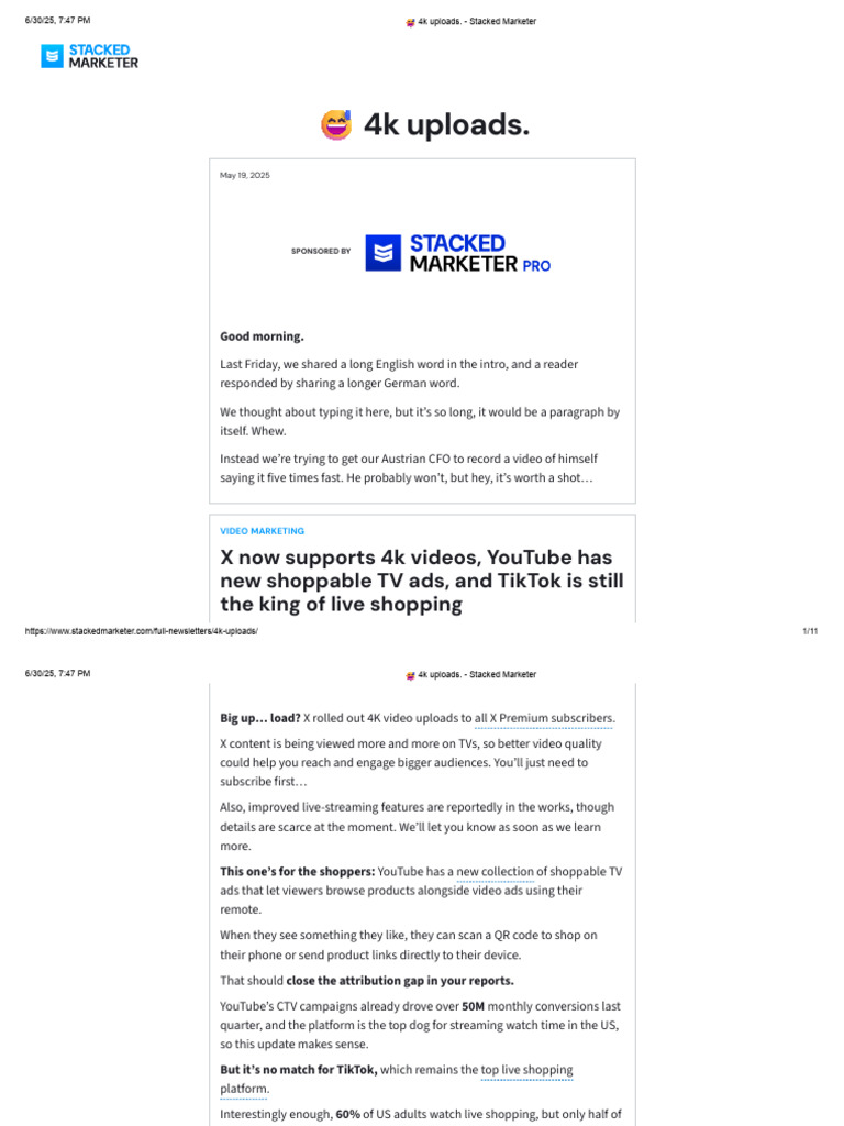 Video Marketing Trends & Strategies 2025 | PDF | You Tube