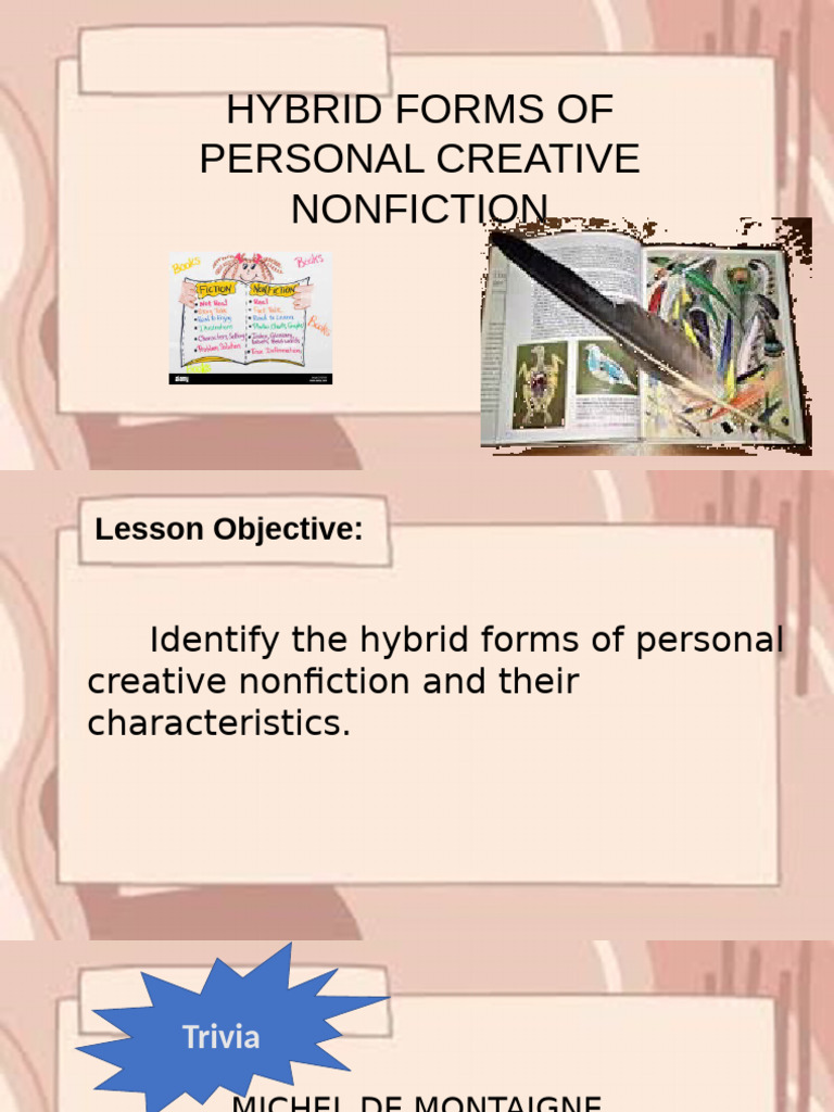 Hybrid Forms in Personal Creative Nonfiction | PDF | Creative ...