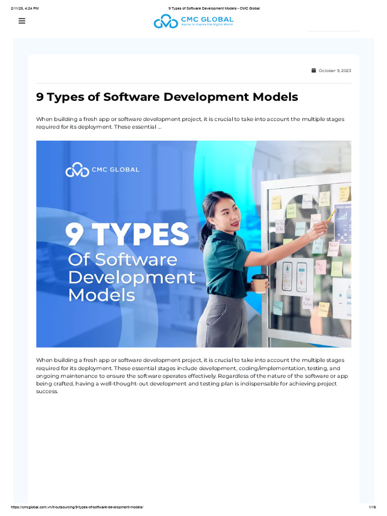 9 Software Development Models Explained | PDF | Software Development ...