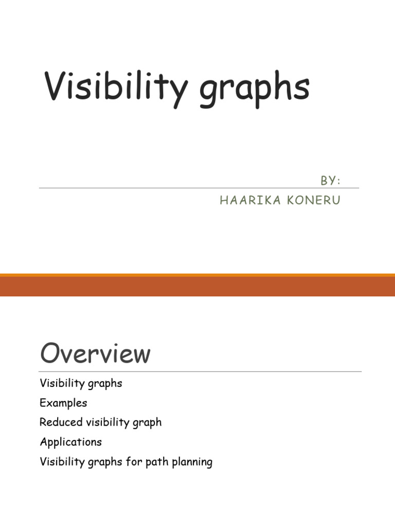 Intro To Visibility Graphs | PDF | Mathematical Concepts | Applied Mathematics