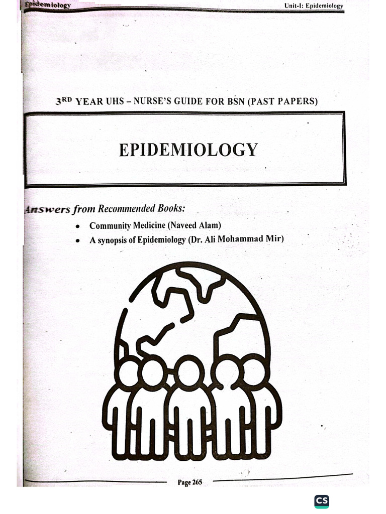 Epidemiology Past Papers With Mcqs | PDF
