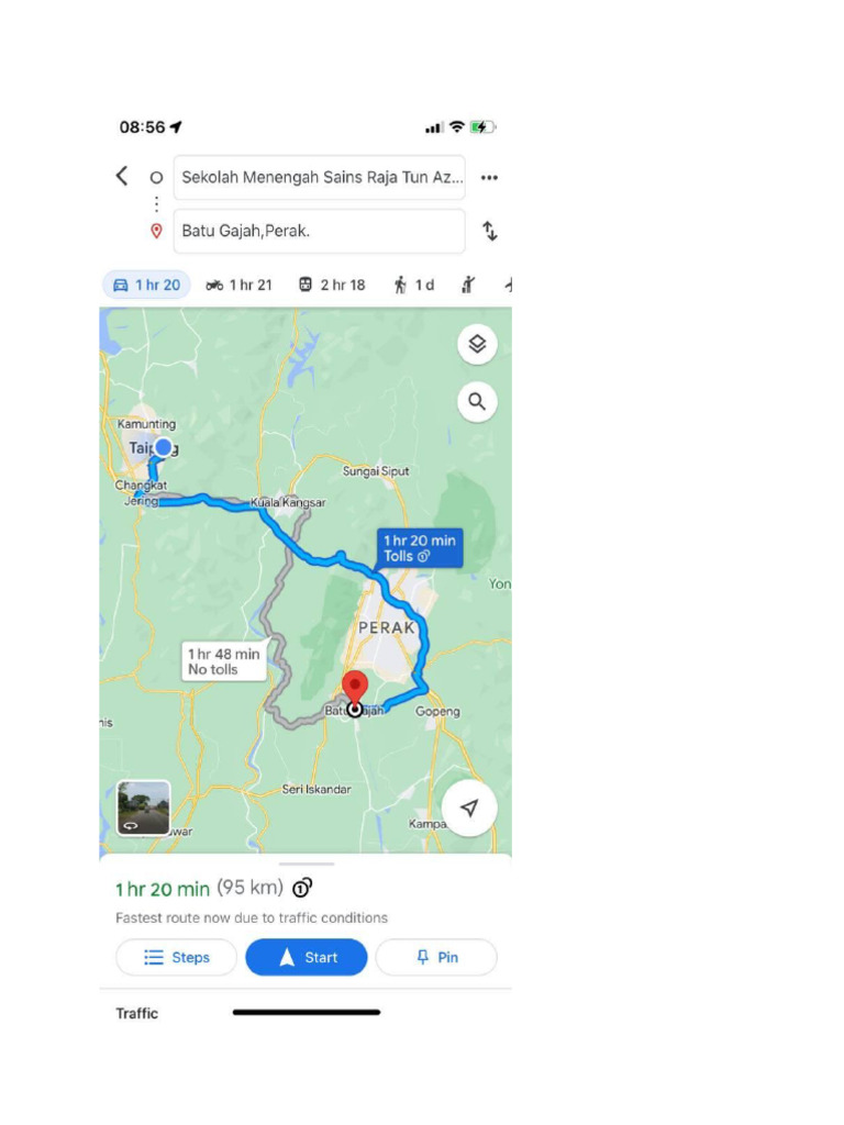 Map Perjalanan | PDF