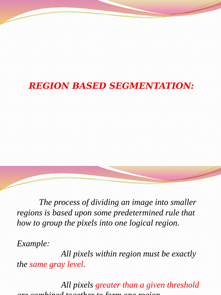 Digital Image Processing - Region Based Splitting & Merging | PDF | Image Segmentation | Signal ...