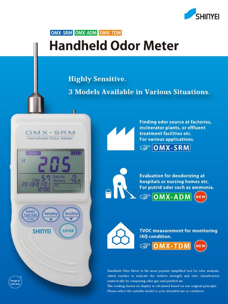 Odor Meter - Shenyei Corp Japan | PDF