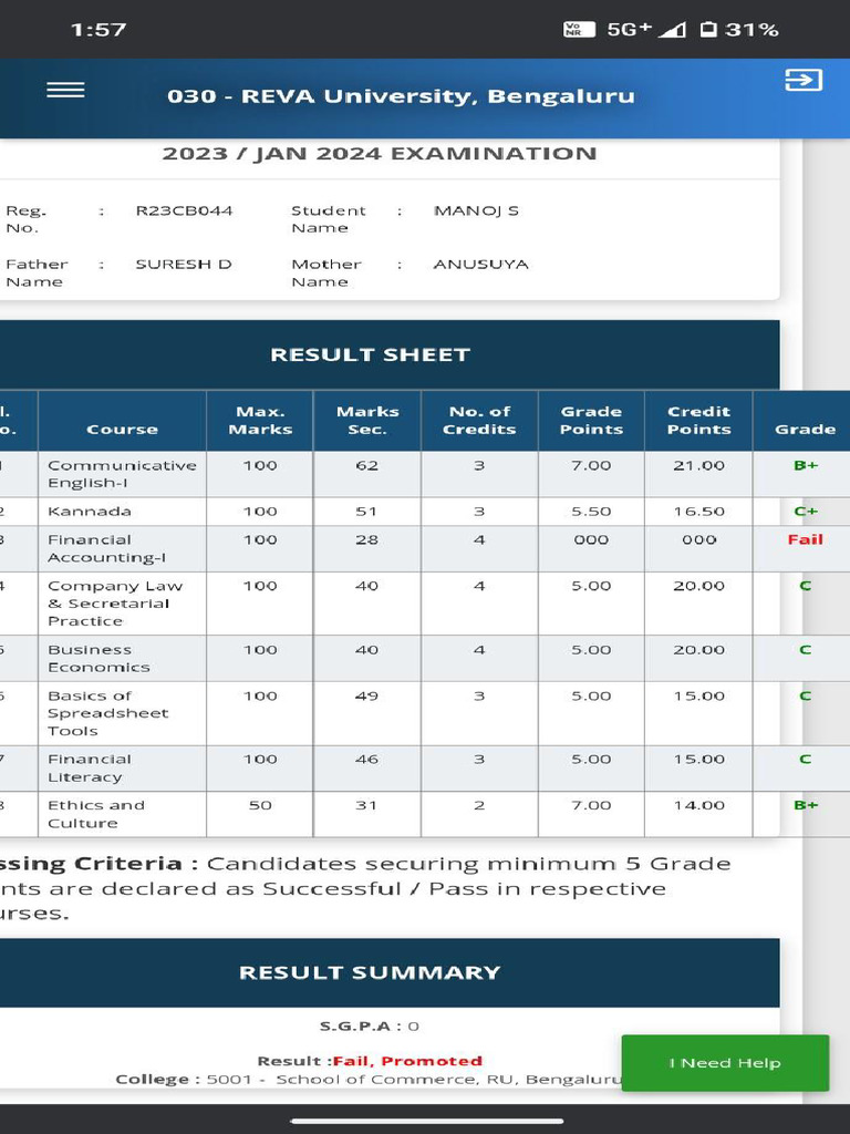 Result Sheet 3 | PDF