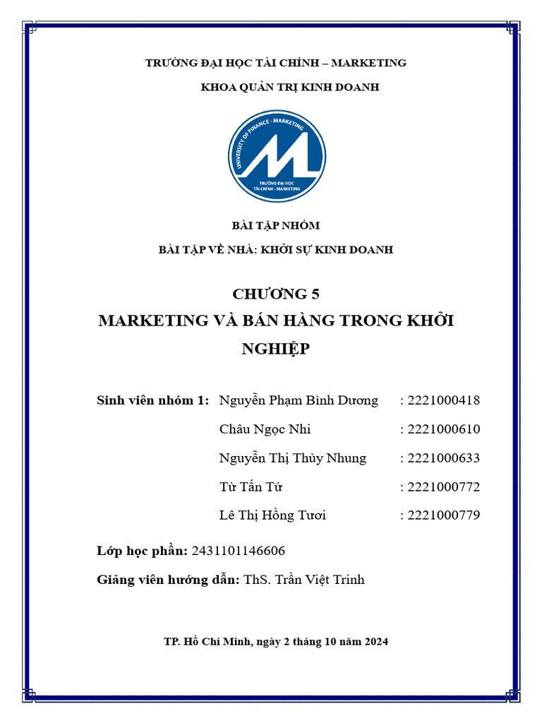 BTN Chương 5 | PDF