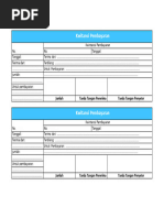 Template Kwitansi Pembayaran Kosong | PDF