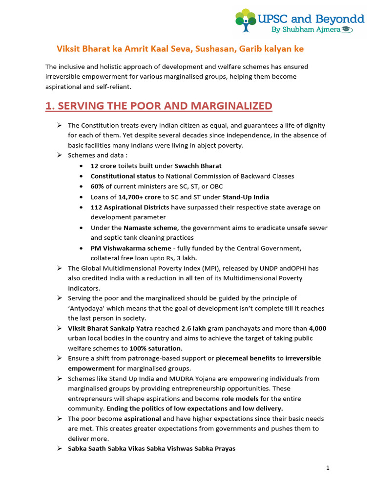 Viksit Bharat Ka Amrit Kaal Final | PDF | Taxes | Agriculture