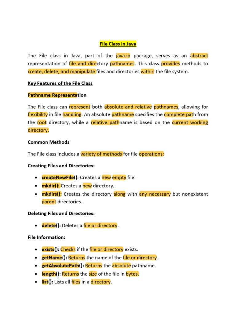 Unit4FileandInputOutputstreaminJavapdf 2024 10-18-09!54!13 | PDF ...
