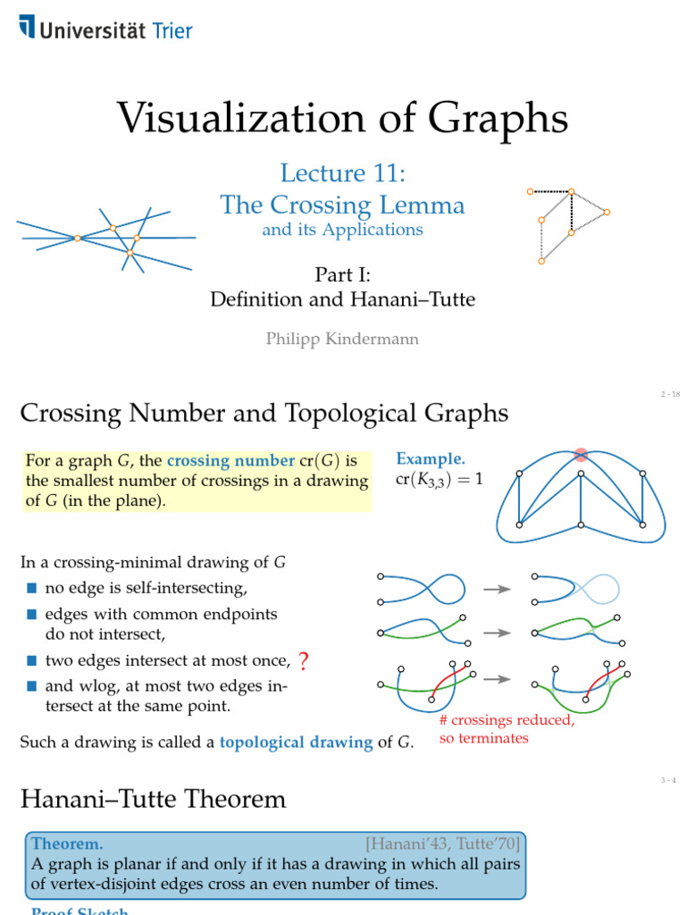 Crossing Lemma and Its Applications | PDF | Combinatorics | Discrete ...