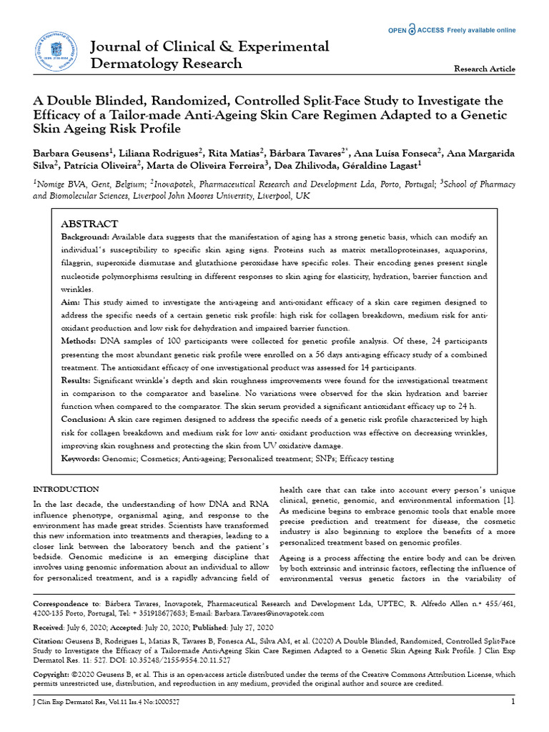 Geusens Et Al 2020. JCEDR | PDF | Single Nucleotide Polymorphism ...