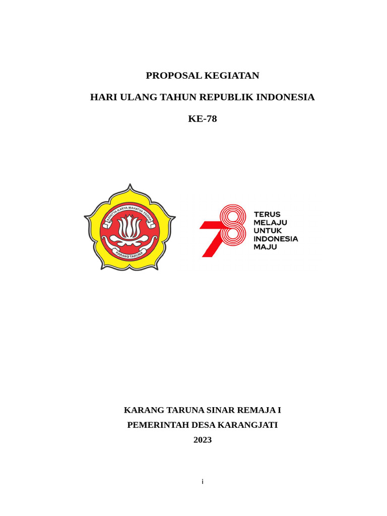 Proposal Hut Ri | PDF