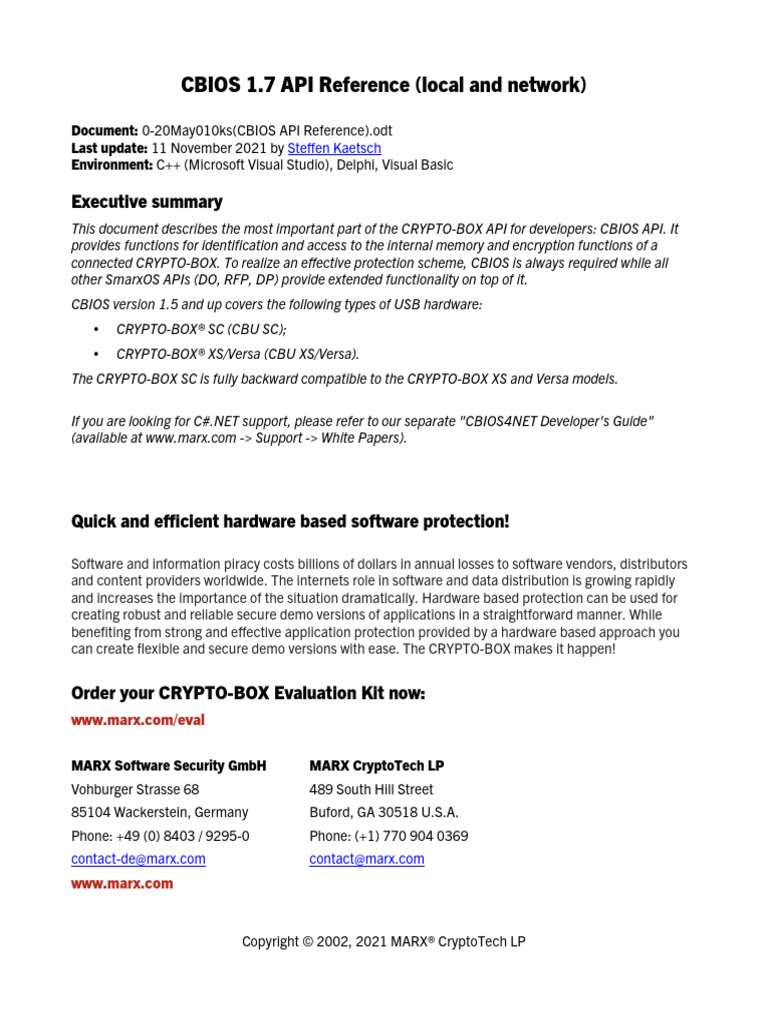 Cbios API Reference | PDF | Integer (Computer Science) | Bios