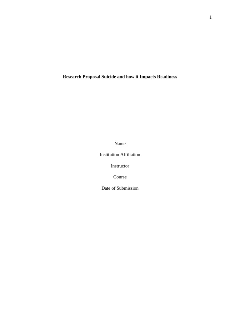 Capstone Paper Milestone 2 Research Proposal and Literature Review Matrix | PDF | Mental Health ...