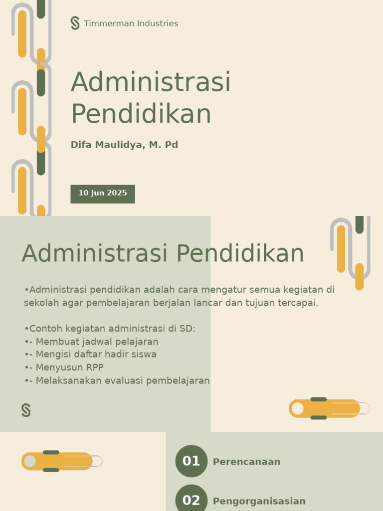 Administrasi Pendidikan | PDF