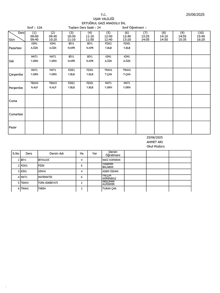DYK YAZ SnfProgram 2025 | PDF