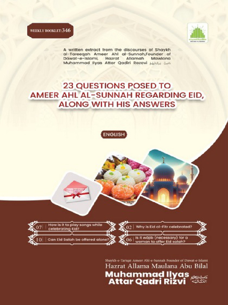 23 Questions and Answers Regarding Eid | PDF | Hadith | God In Islam
