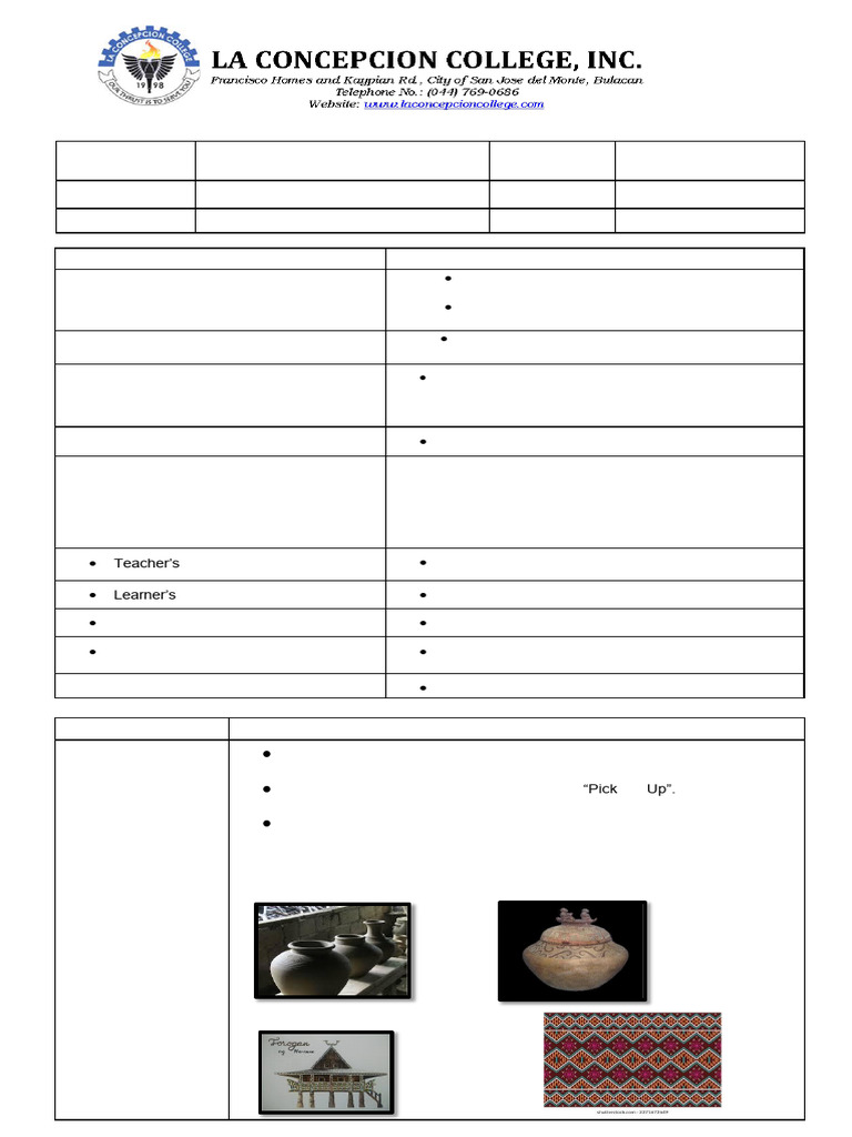 Do42. Mapeh 5 - q1l1 - Arts 5 | PDF | Drawing | Learning