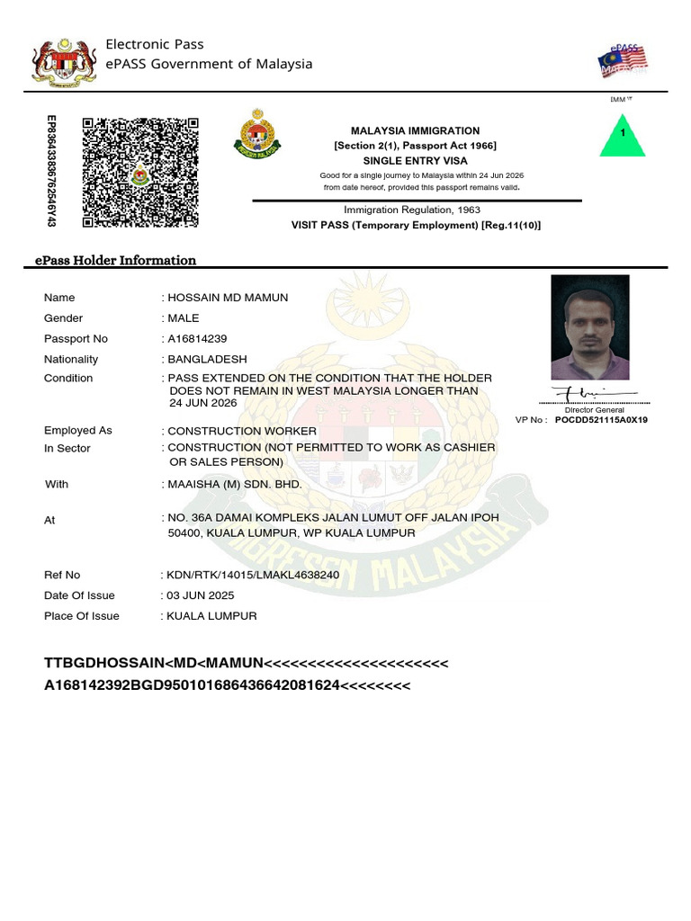 Sabbir Mahmud Permit PDF | PDF