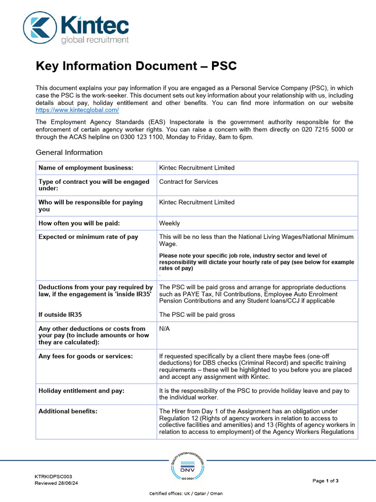 PSC Pay Information Guide | PDF | Payments | Labor