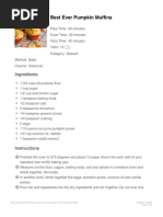 Master Muffin Recipe by Sally | PDF | Muffin | Baking