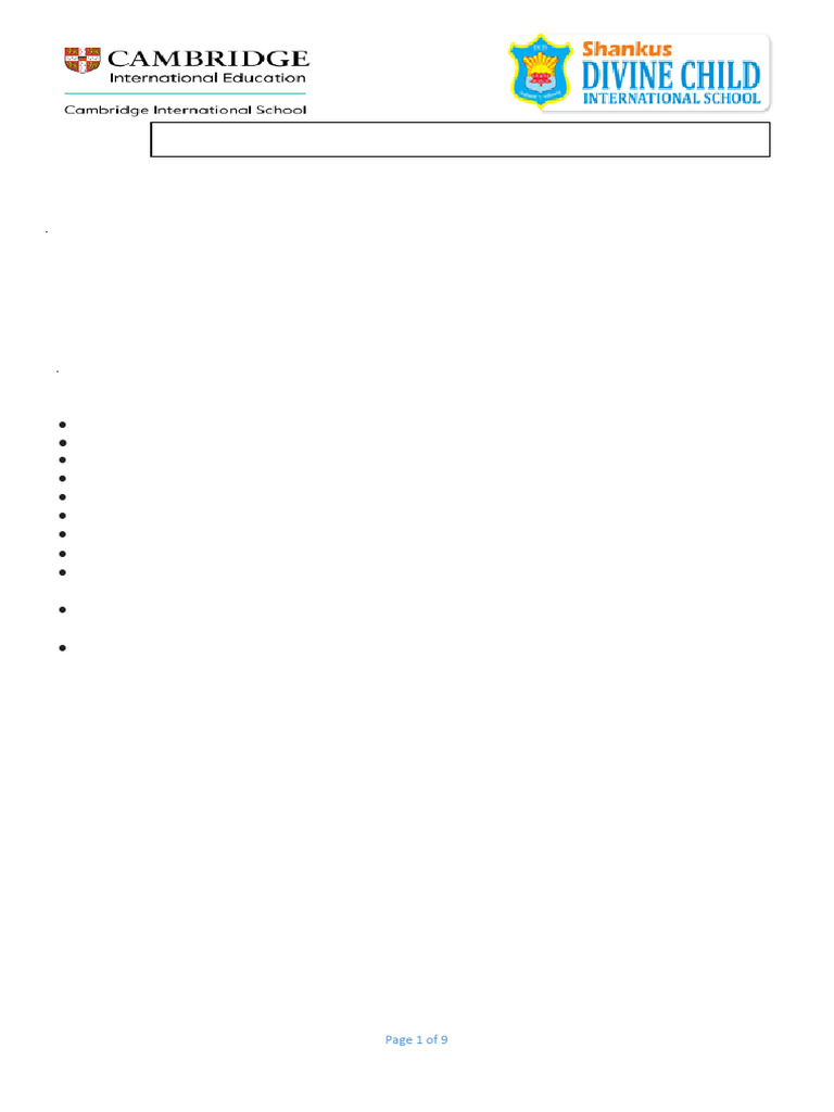 8 Math Paper 1 Worksheet Test 1 | PDF | Mathematics